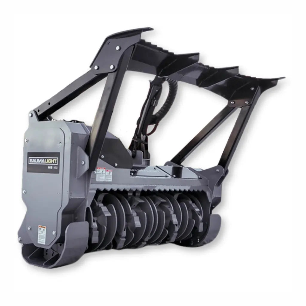 Baumalight MS1160 Heavy Duty Fixed Tooth Brush Mulcher For Skid Steers ...
