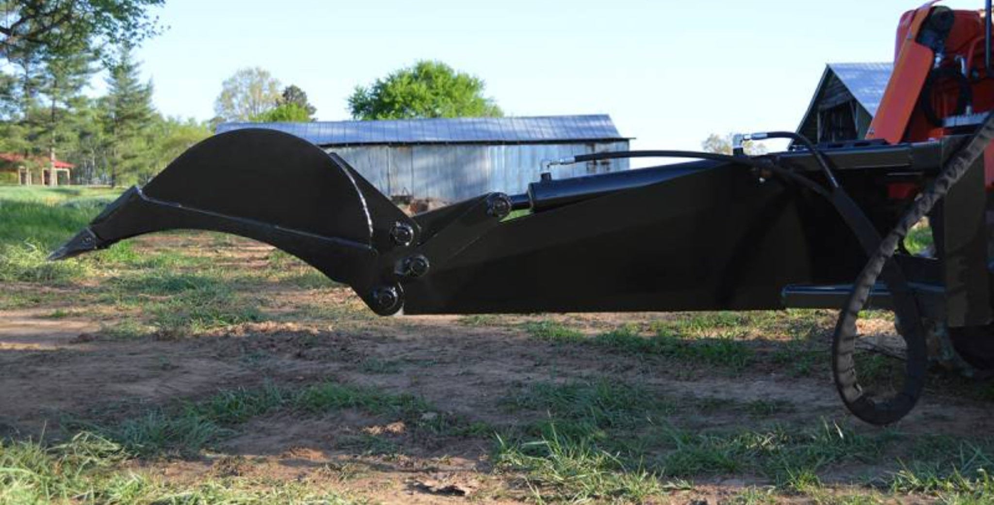 Loflin Fabrication Compact Tractor Backhoe – Carson Attachments