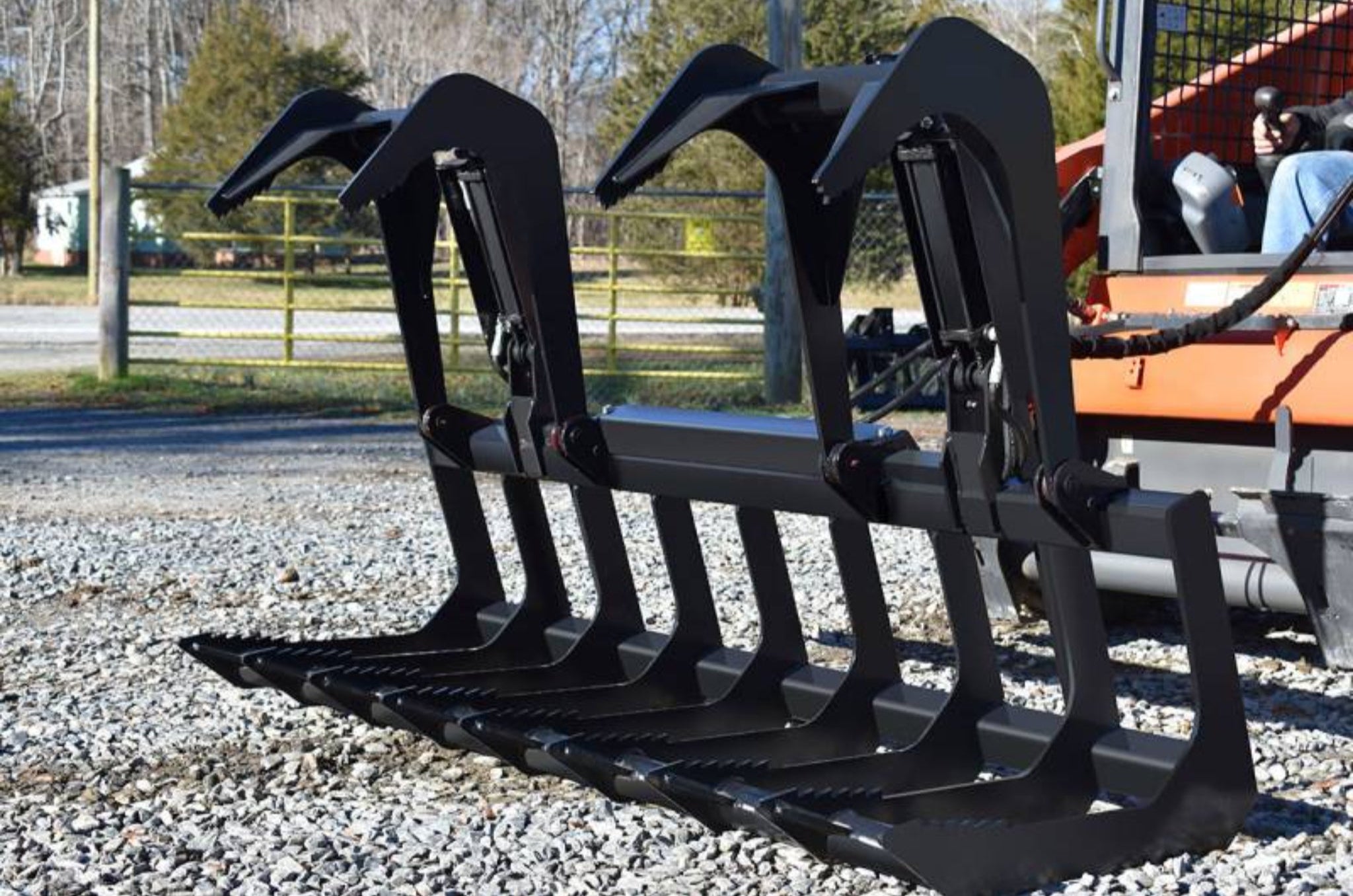 Loflin Fabrication Compact Tractor Root Grapple – Carson Attachments