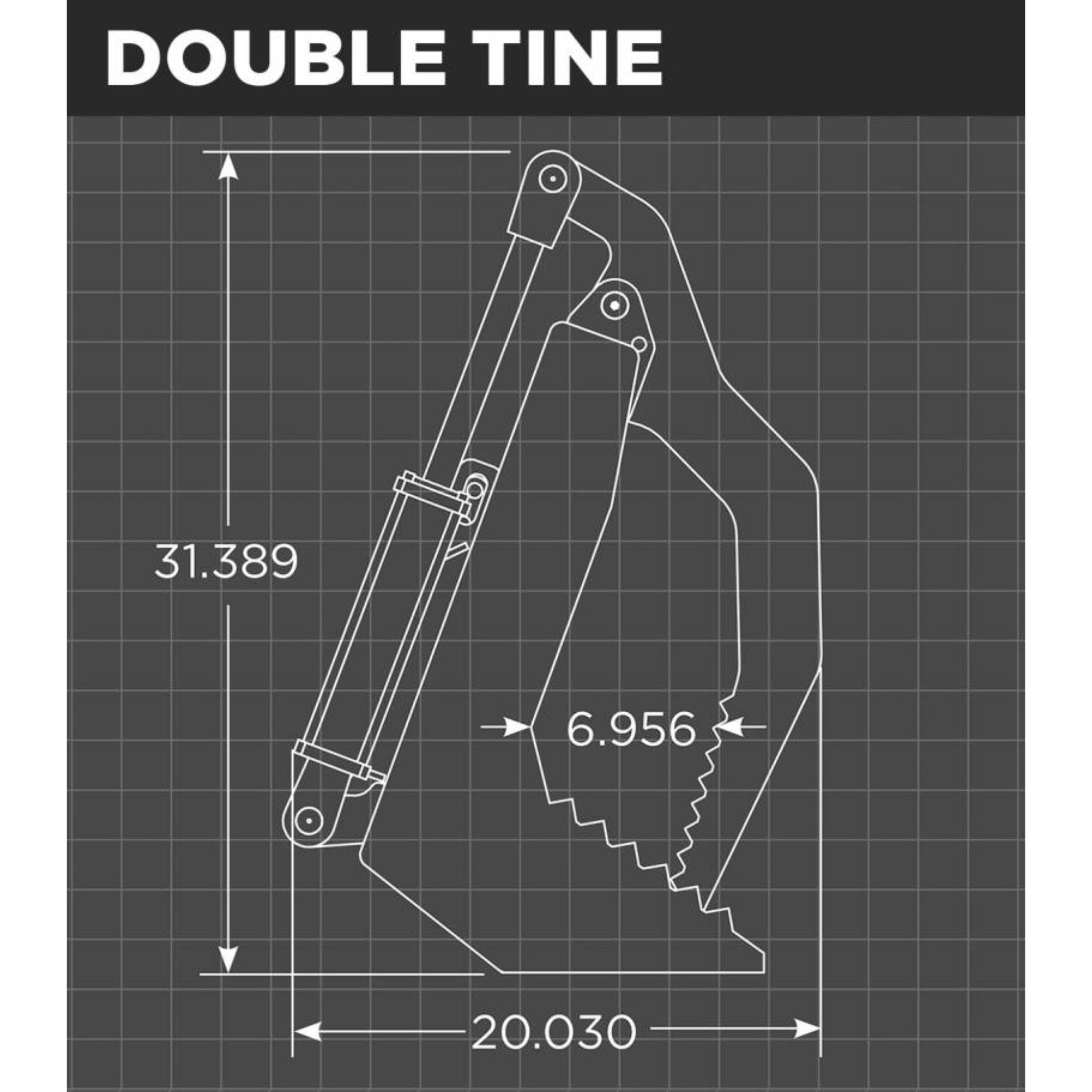 Loflin Fabrication Mini Vertical Root Grapple – Carson Attachments