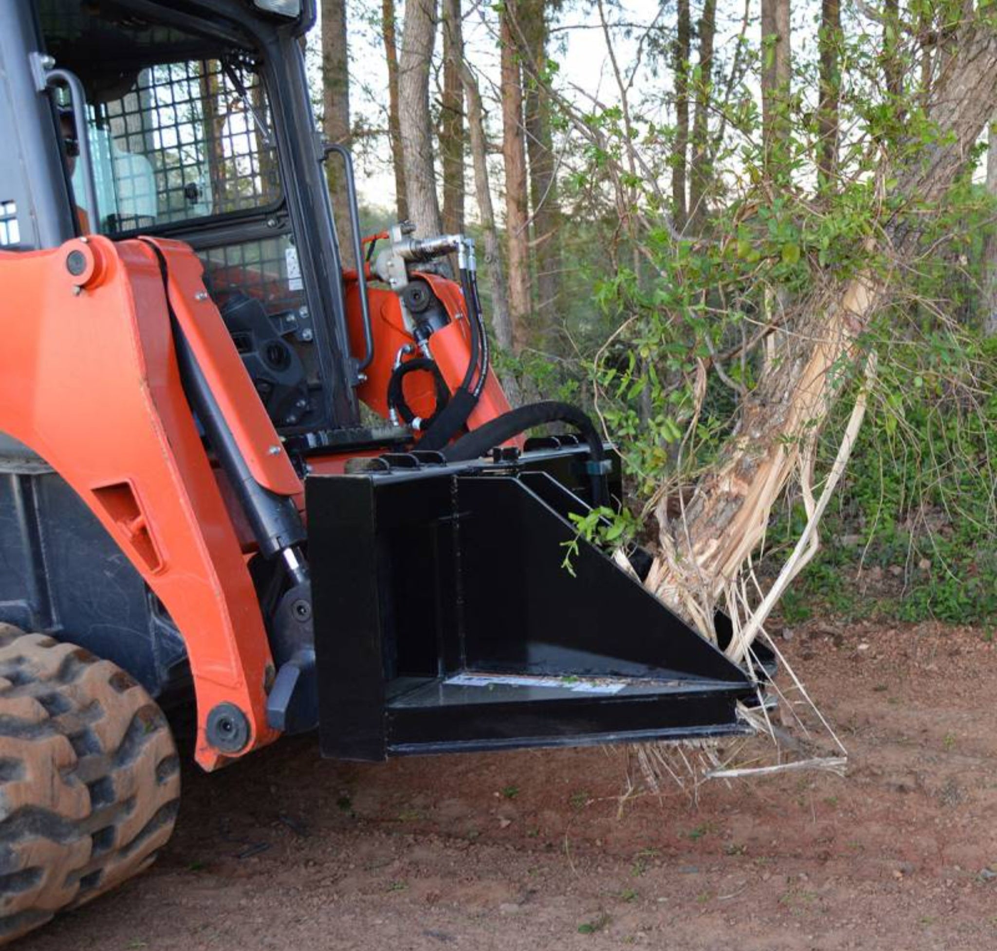 Loflin Fabrication Skid Steer Tree Puller – Carson Attachments
